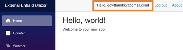 Microsoft Entra External ID Integration with Blazor Web Application